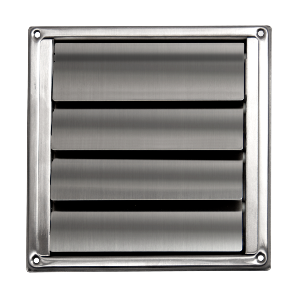 Stainless Steel Gravity Louvre Vent - 200mm | JPM International Pty Ltd.
