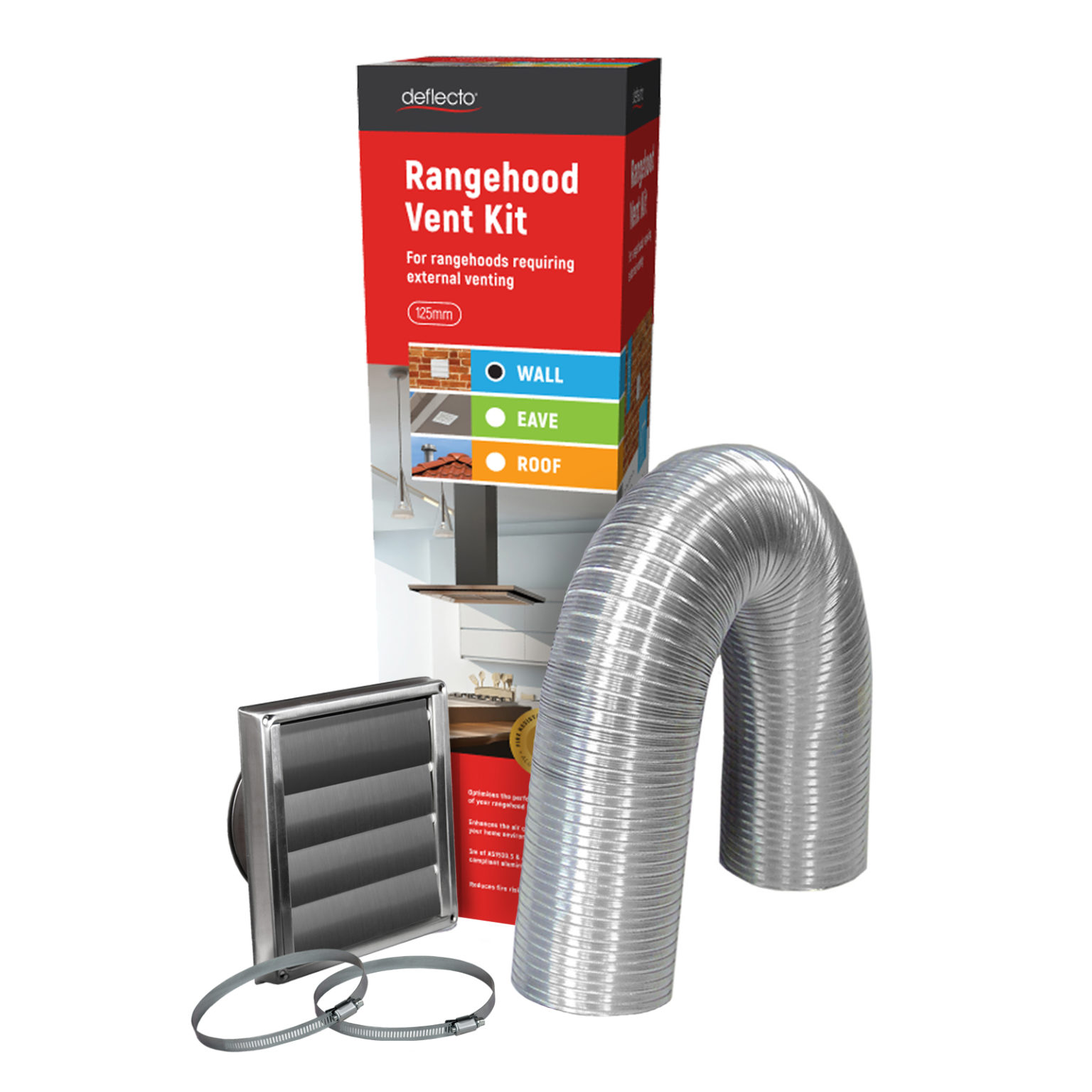 Rangehood Stainless Steel Wall Venting Kit – 200mm - JPM International ...